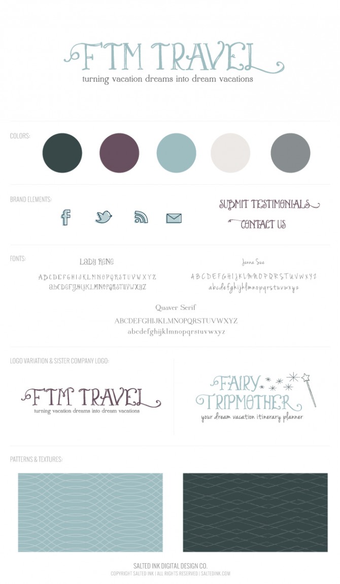 New Brand Launch: FTM Travel & Fairy TripMother - Salted Ink Design Co ...
